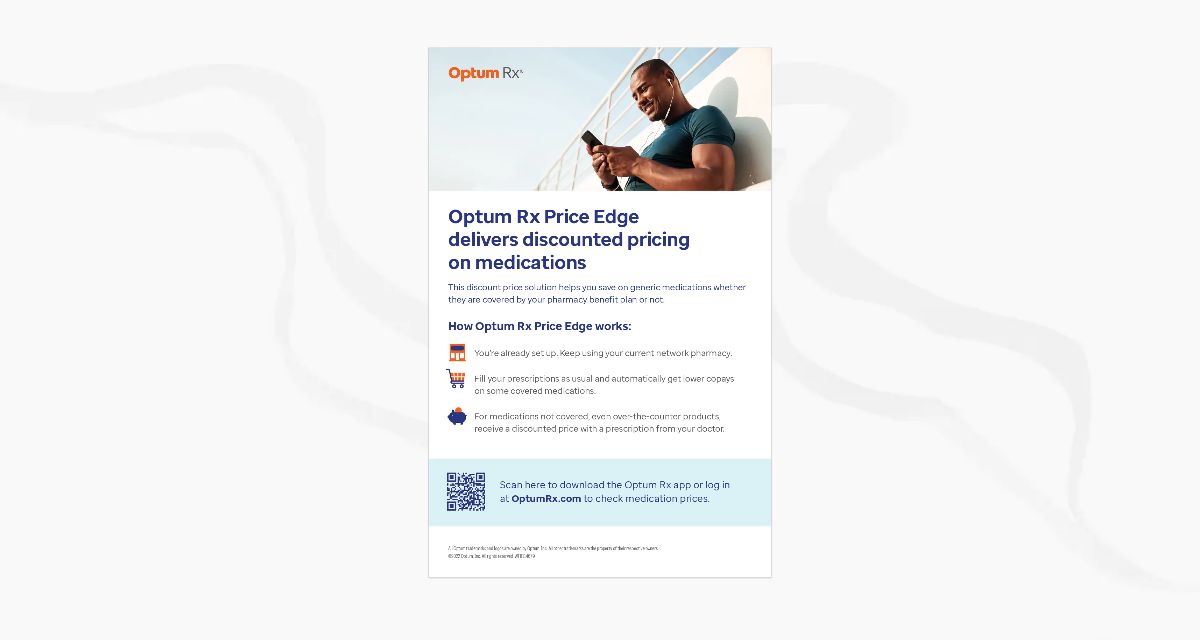 Optum Rx Price Edge Flyer